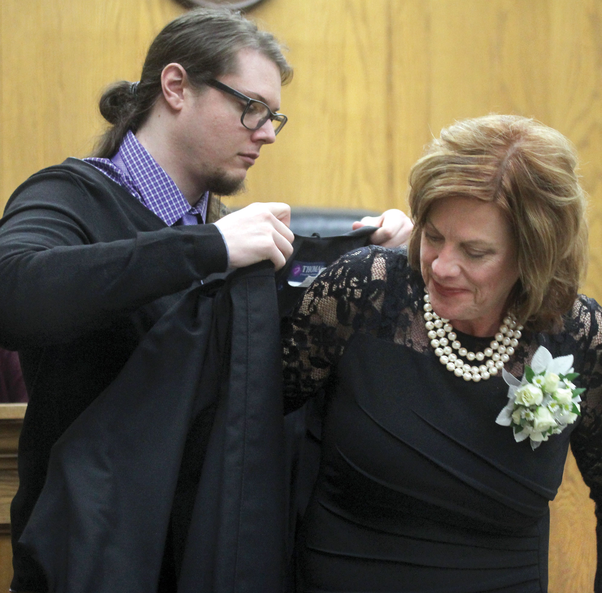 LaCost sworn in as district court judge | News, Sports, Jobs - The ...
